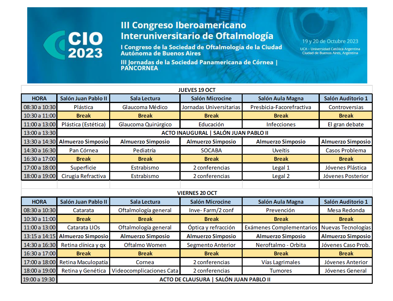 Programa | CIO 2023